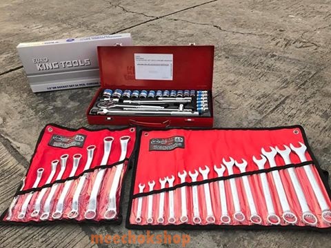 King Tools ชุดบล็อคเครื่องมือช่าง24 ชิ้น | Engineering1986