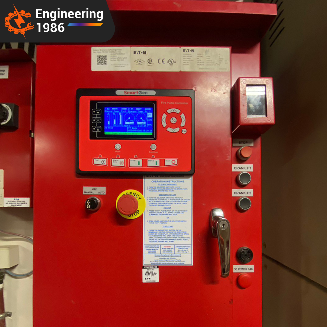 บริการติดตั้ง Fire Pump Controller Smart Gen มาตรฐาน NFPA 20